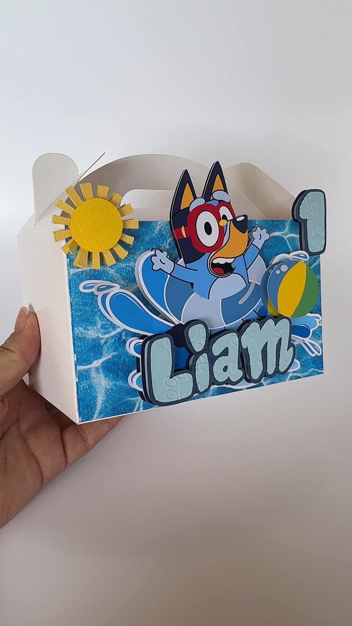 Bluey Favor Box / Bluey Birthday Favor Box/pool Decorations / Bluey ...