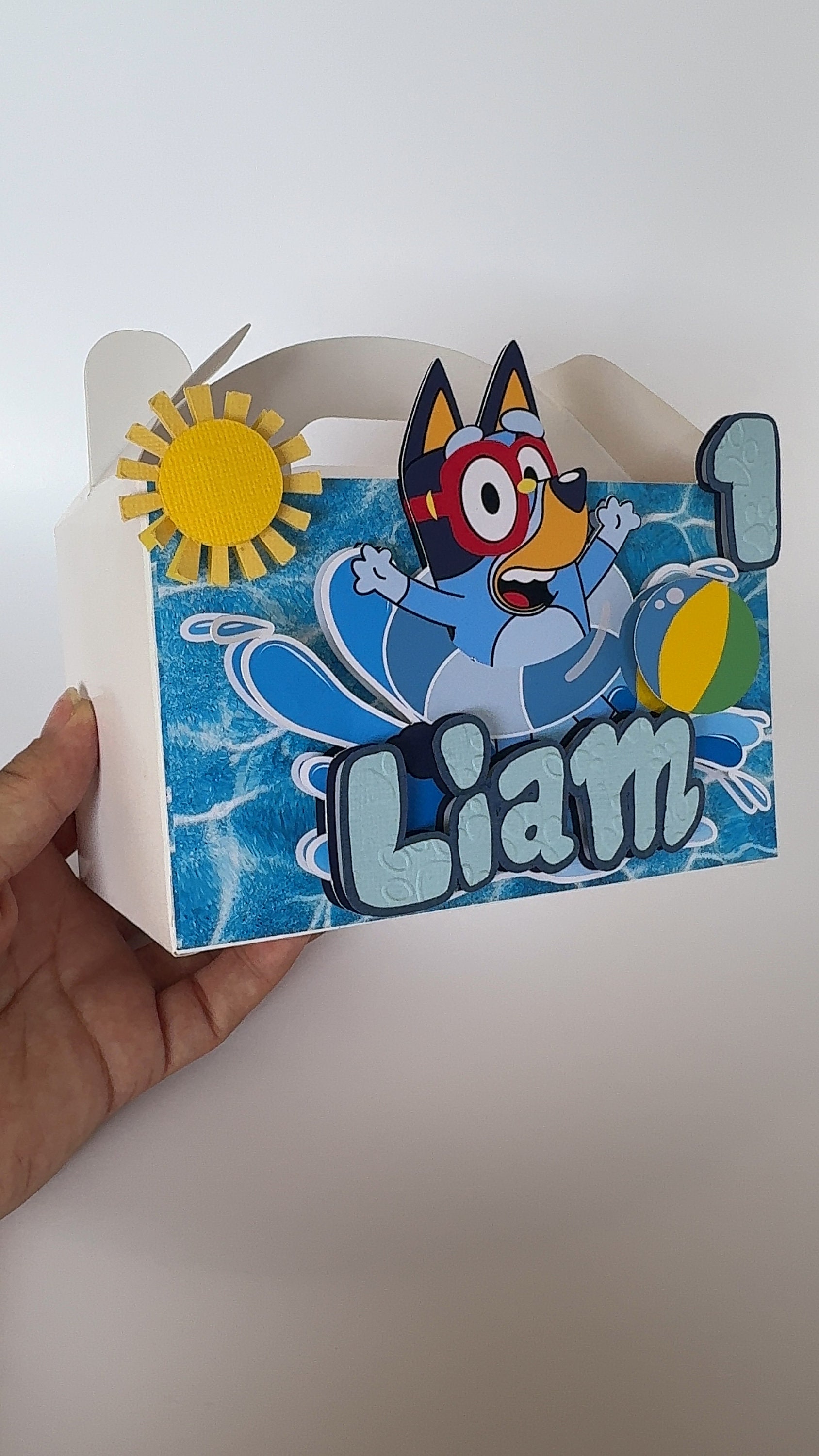 Bluey Favor Box / Bluey Birthday Favor Box/pool Decorations / Bluey ...