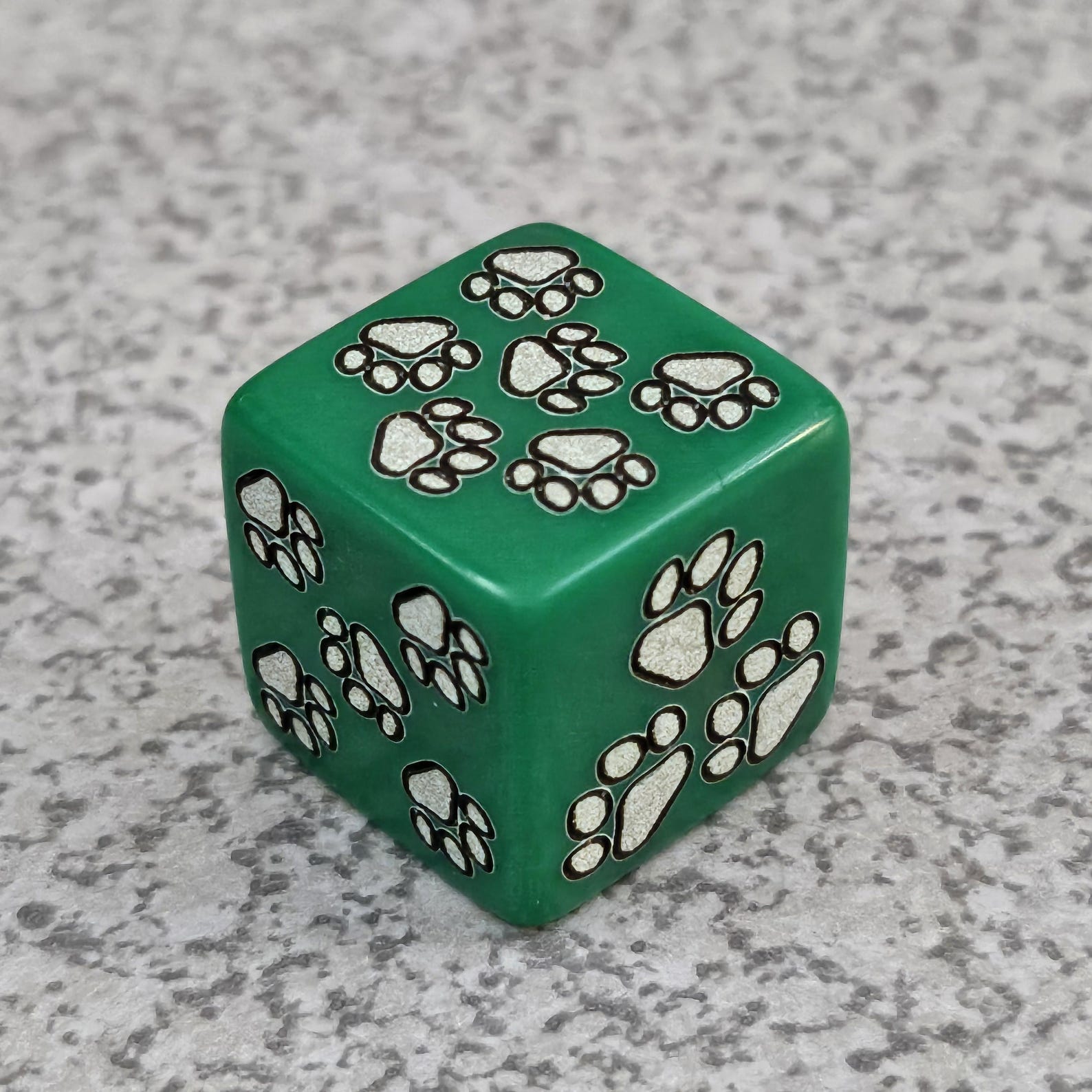 Puppy Paw-print Six-sided Dice - Etsy