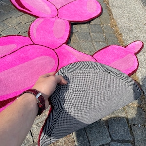 Balloon Dog Tufting Rug - Etsy