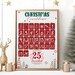 Christmas Countdown Chart for Kids Fun Holiday Advent Calendar ...