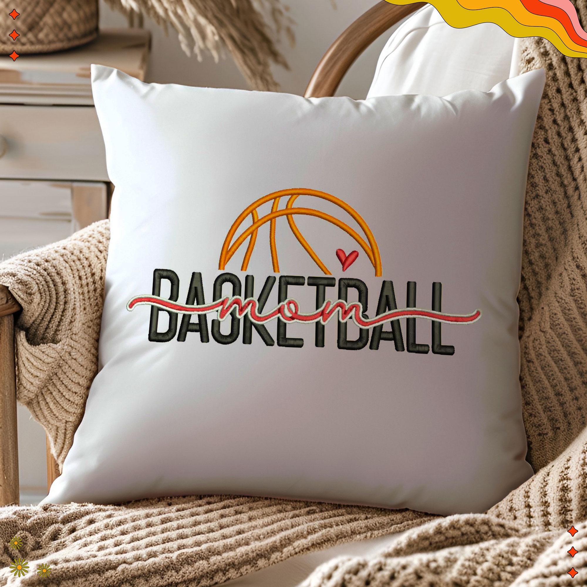 Basketball Mom Embroidery Design – Sports Machine Pattern (instant ...