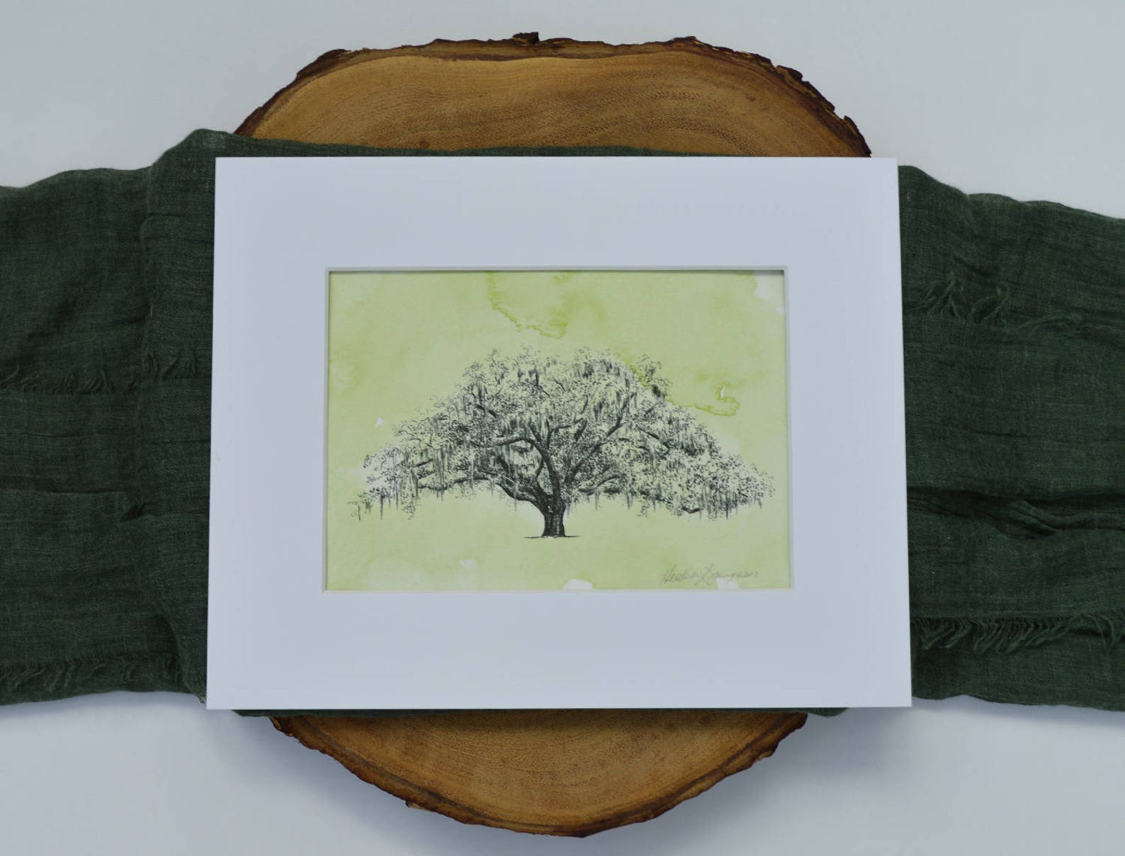 Old Oak Tree Print Watercolor Painting Fine Art Print | Etsy