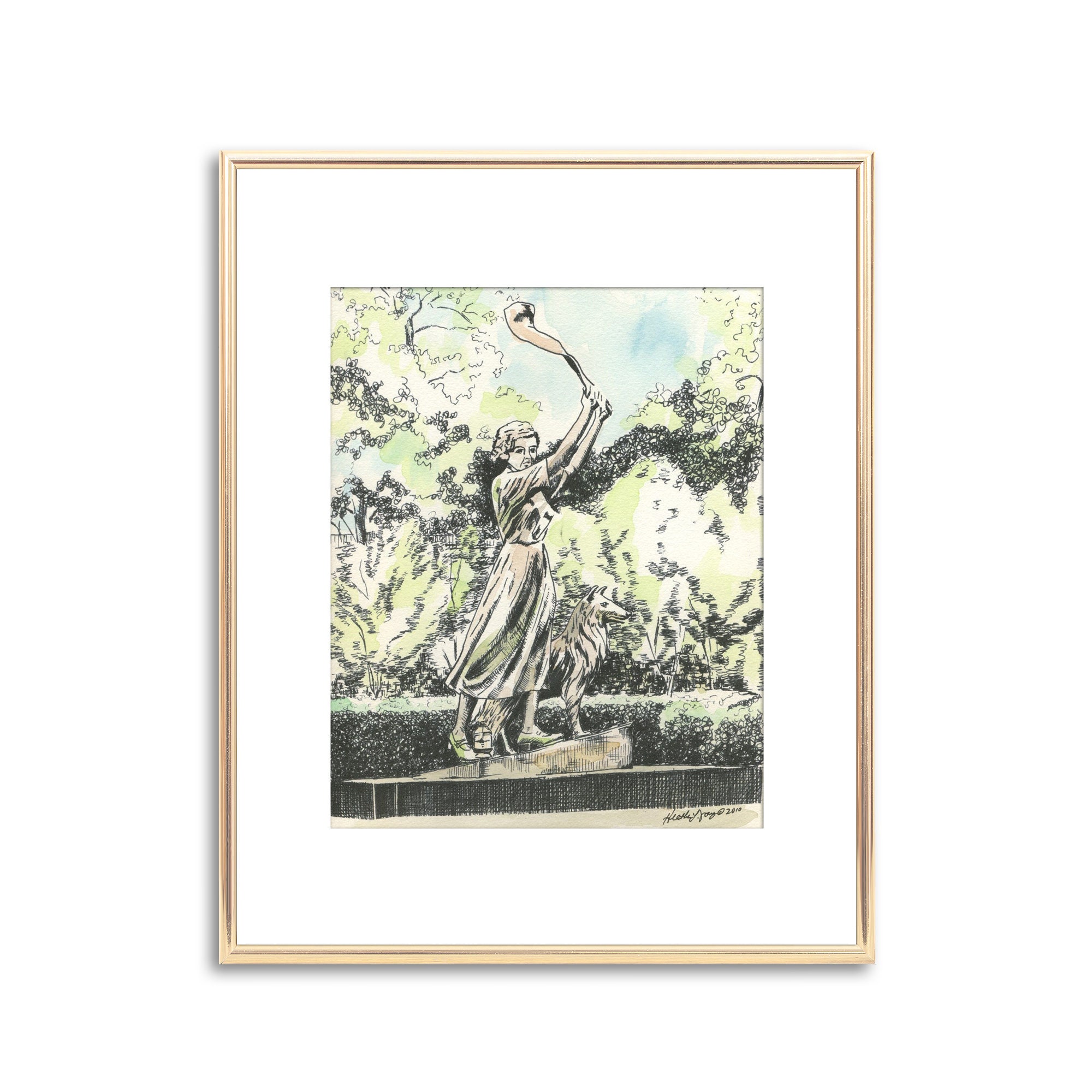 Waving Girl Statue - Etsy