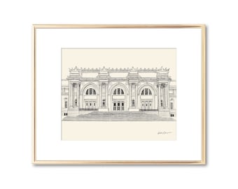 Metropolitan Museum of Art Print, the MET, New York City History, Art ...