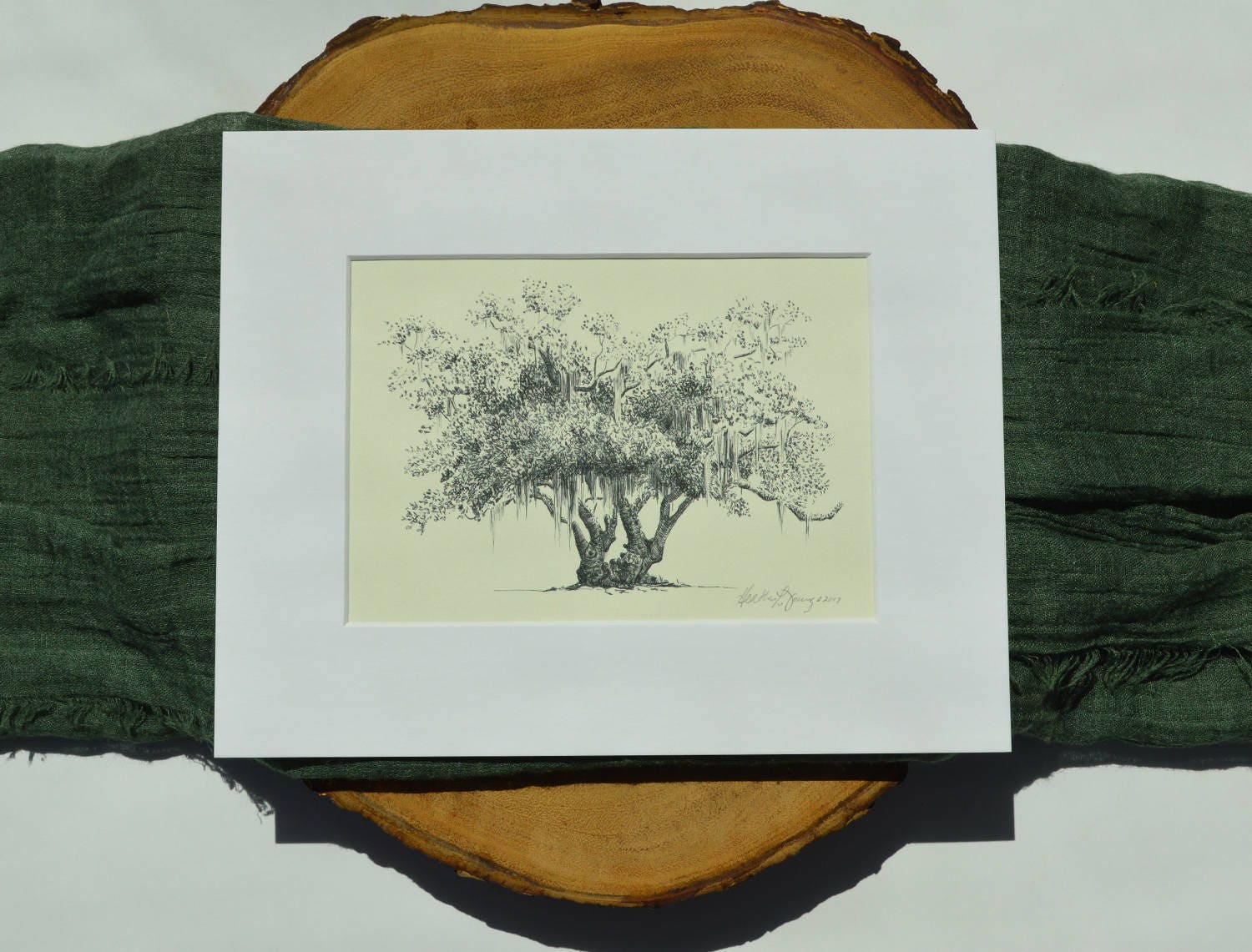 Old Oak Tree Print Nature Lover Gift Couple Gift | Etsy