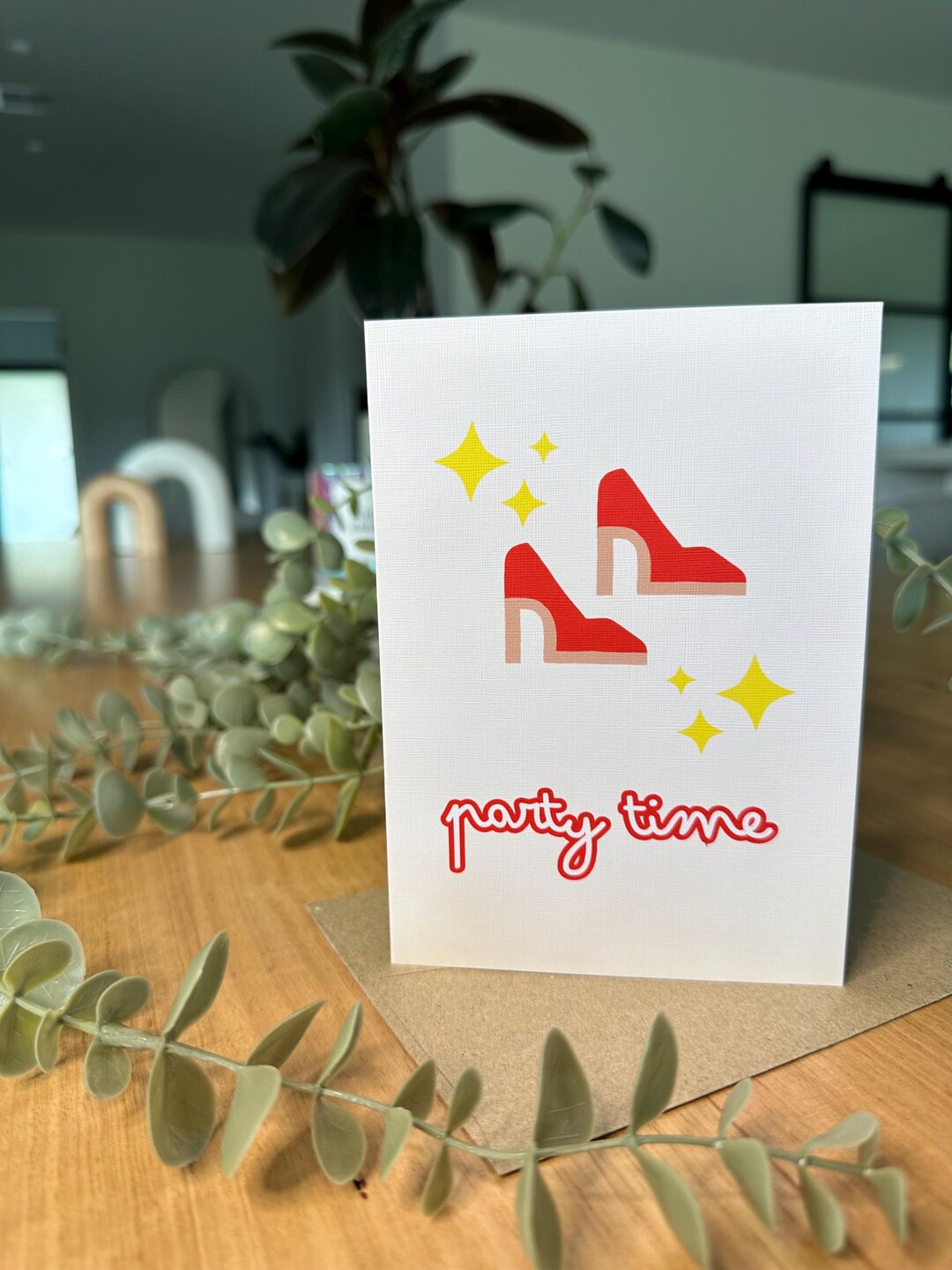 Birthday Card - Party Time - Etsy