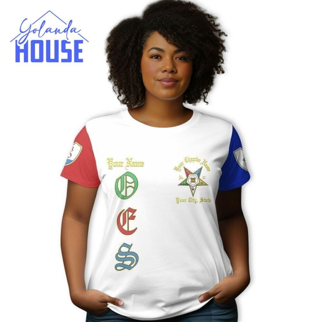 Ireishprint Order of the Eastern Star OES Custom Legacy Shirt, Esther ...