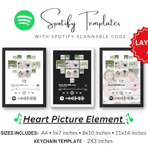 Custom Spotify Song Plaque Template | Scannable Code (EDITABLE in Canva ...