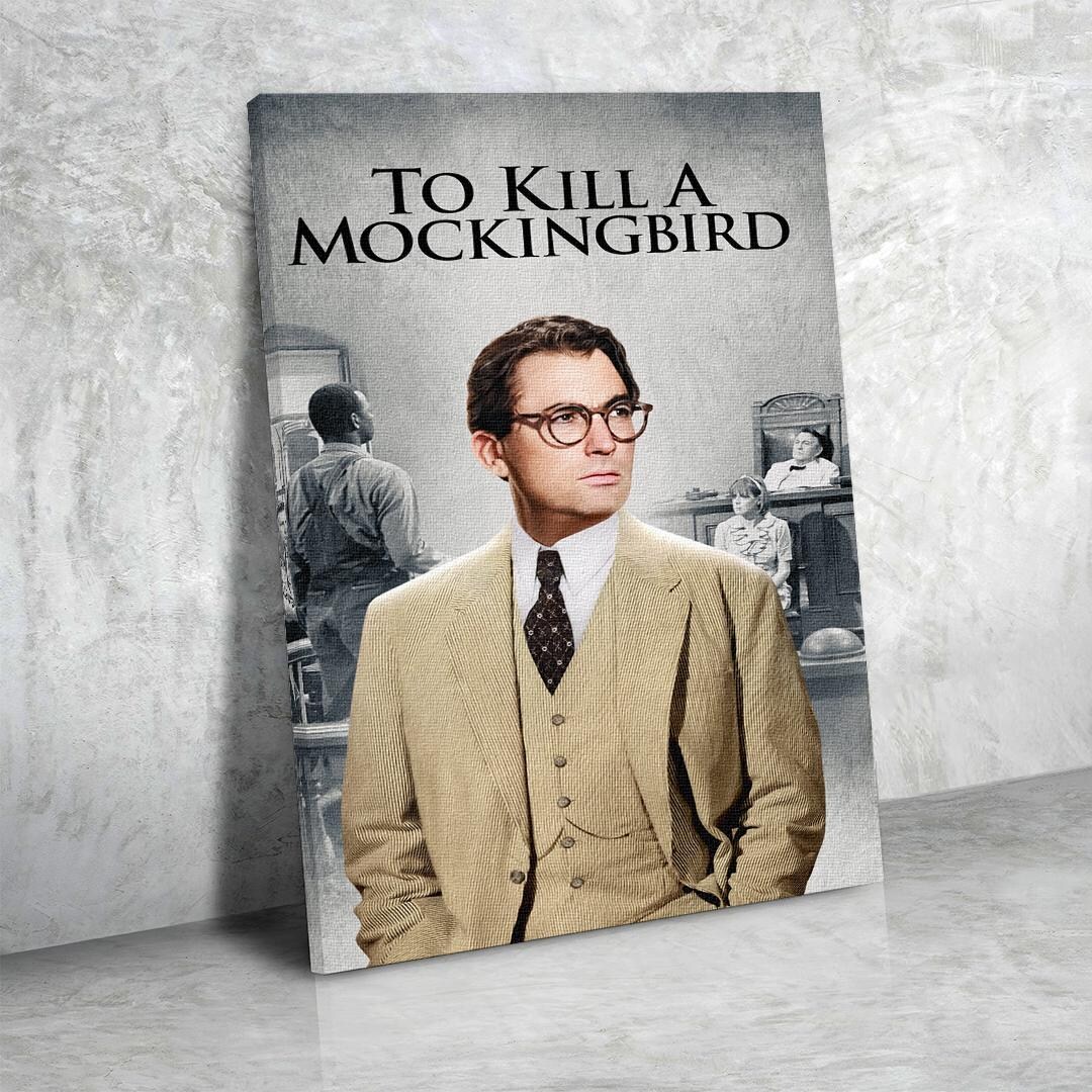 To Kill a Mockingbird Movie Poster, Canvas Art, Great Gift, Vintage ...