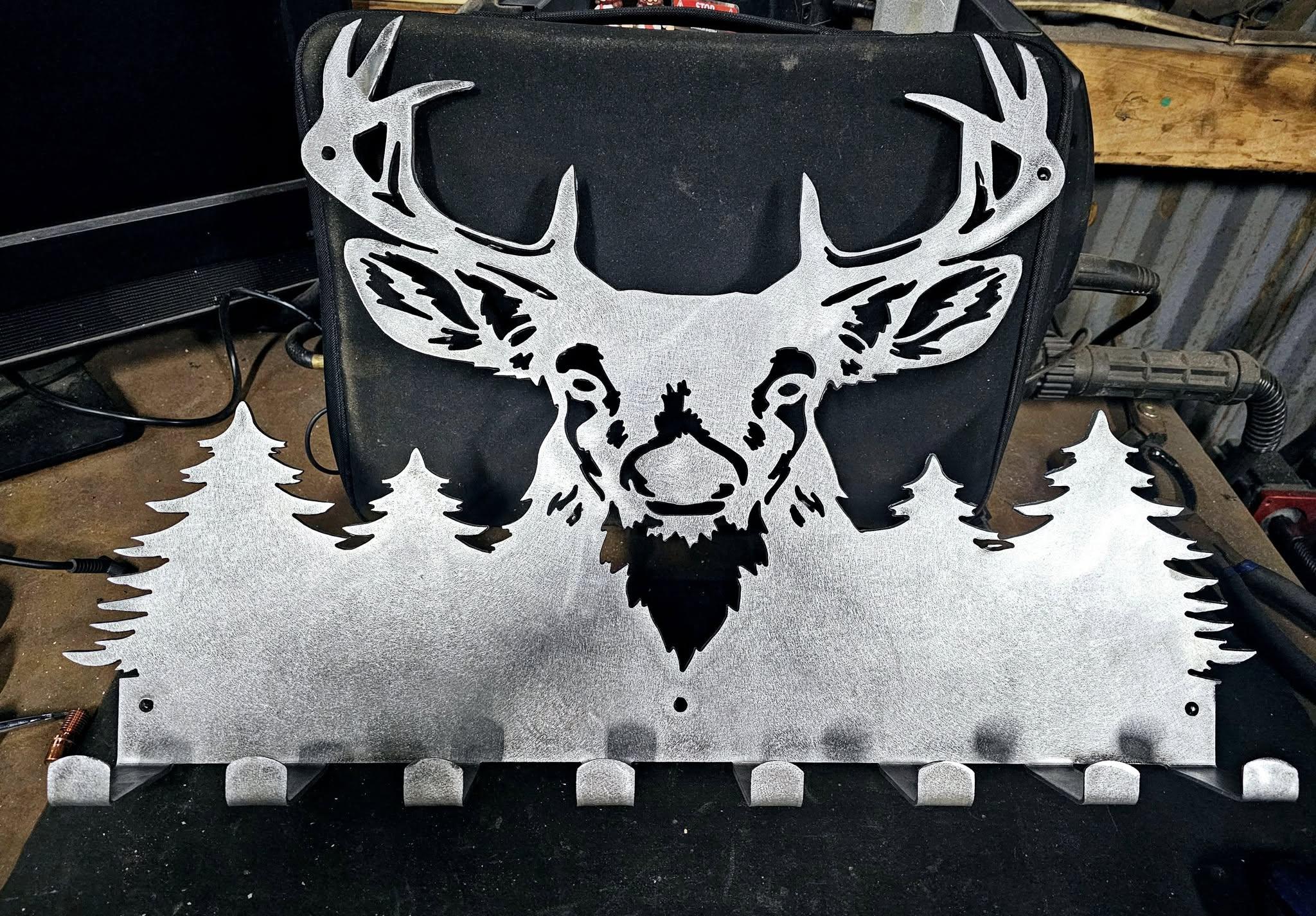 Deer Hat Rack Deer Hunting SVG DXF CNC Plasma Laser - Etsy