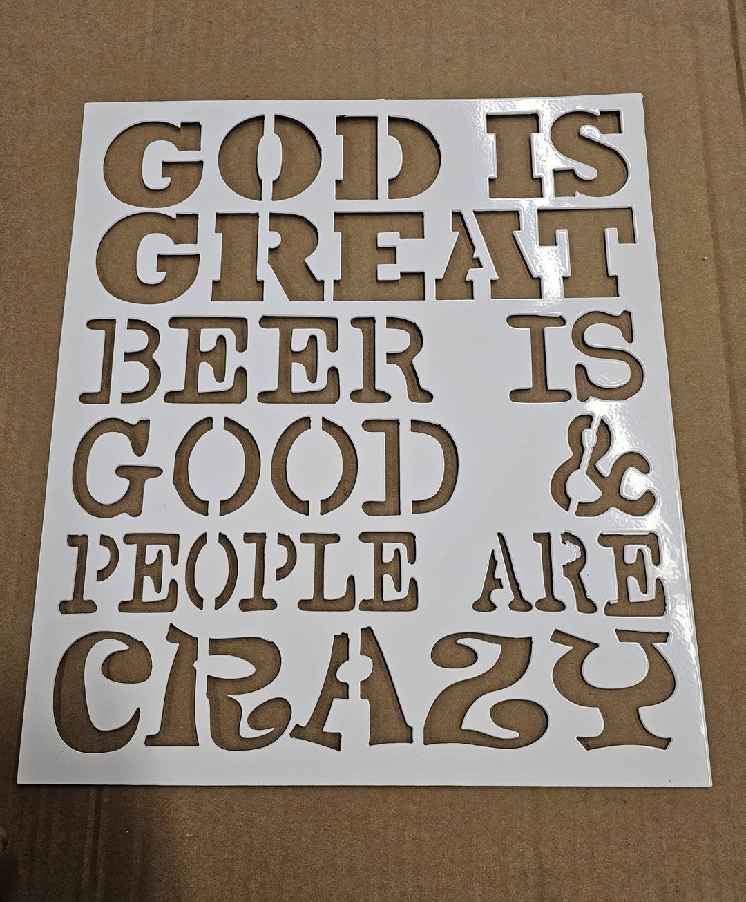 Good Beer is Good Sign, CNC Plasma Laser Cut Files (digital Download ...