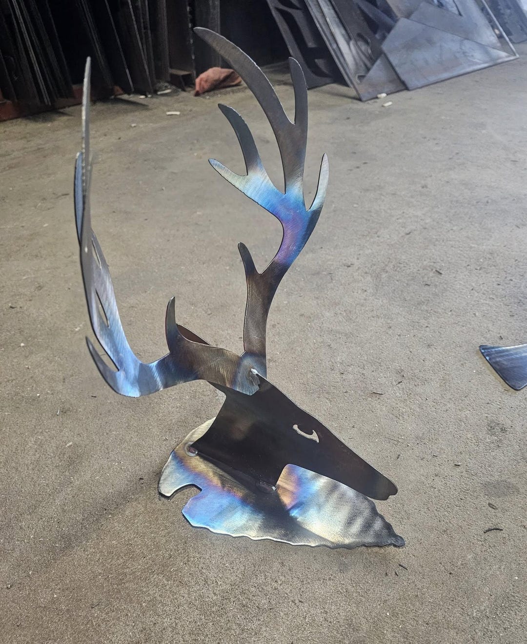 Deer Antlers Arrowhead Hunting SVG DXF CNC Plasma Laser Digital ...