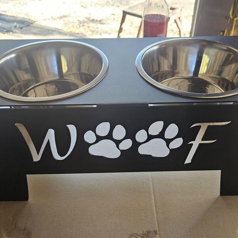Dog Paw Bowl Svg - Etsy