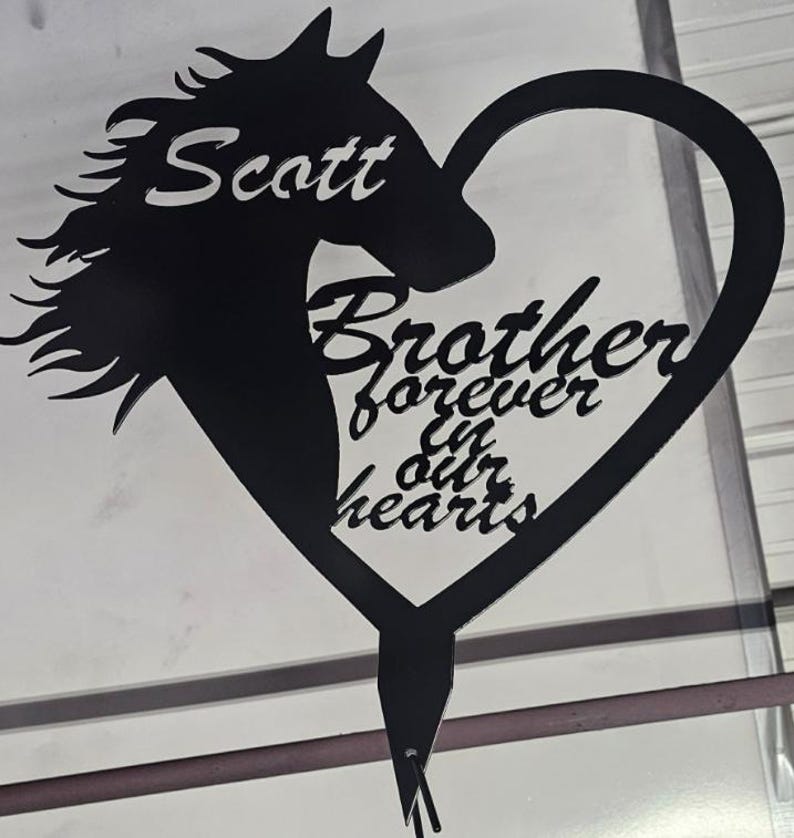 Brother Memorial Horse SVG DXF CNC Plasma Laser Digital Downloads File ...