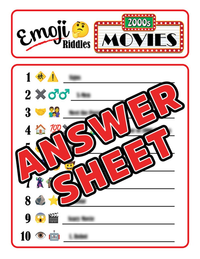 2000s Emoji Movie Game, Movie Emoji Pictionary Game, Games for the ...