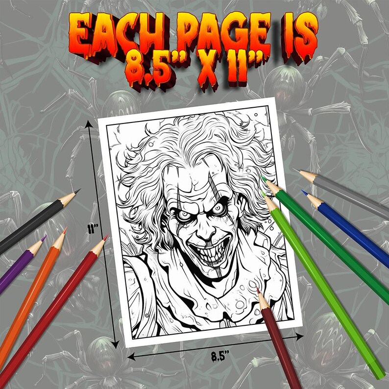 Horror Coloring Pages, Scary Coloring Pages, Halloween Coloring Pages ...