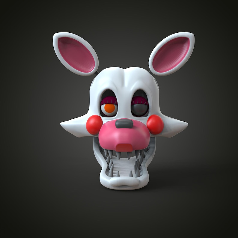 Mangle FNAF 2 Movie Custom Full Head Wearable 3D Model STL - Etsy