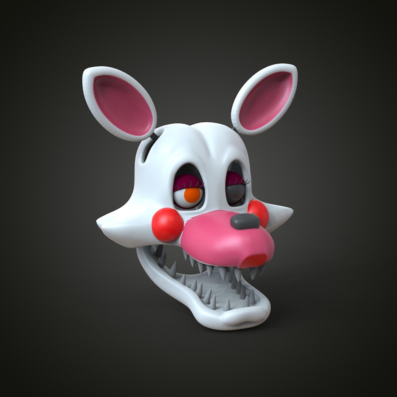 Mangle FNAF 2 Movie Custom Full Head Wearable 3D Model STL - Etsy