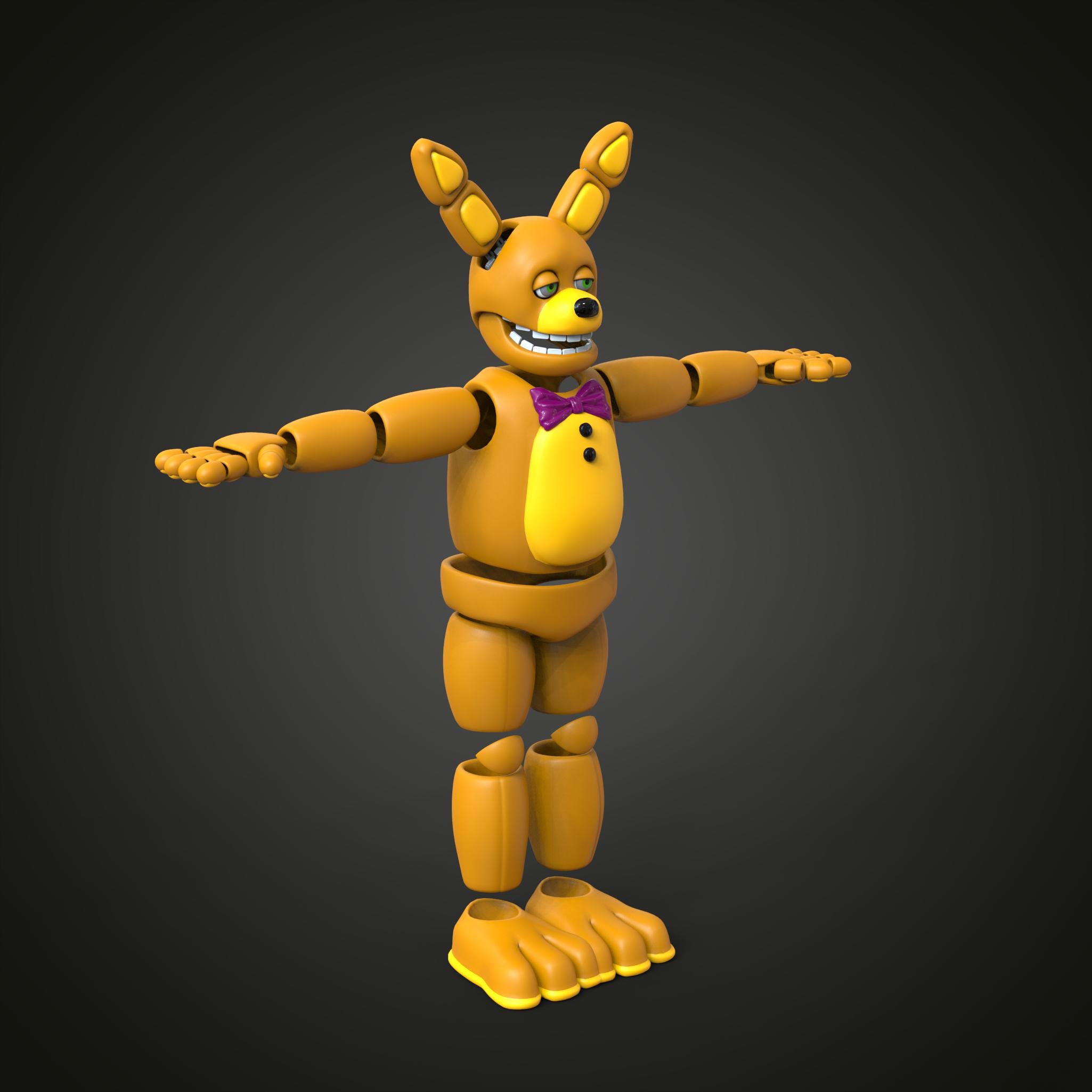 Spring Bonnie Movie Version Custom Full Body Wearable Body With Head 3D ...
