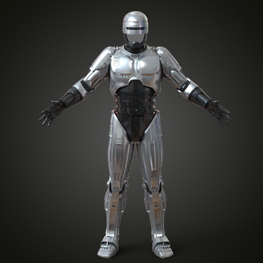 Robocop 1987 Accurate Wearable Armor With Helmet 3D Model STL - Etsy