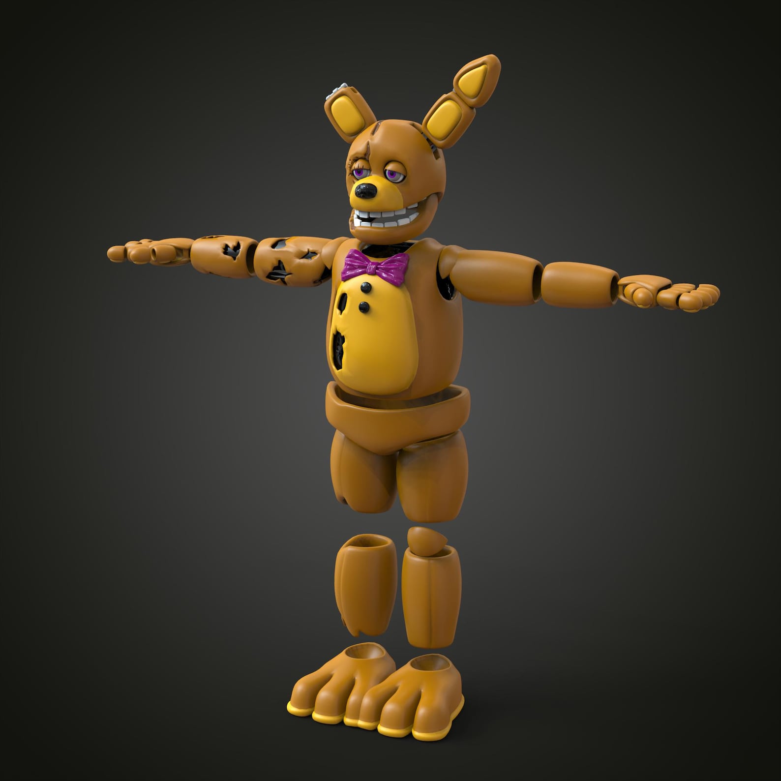 Spring Bonnie Withered Movie Version Custom Full Body Wearable Body ...