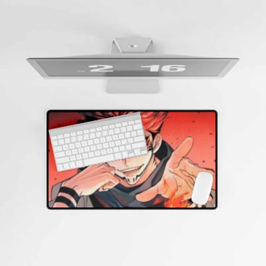 JJK Sukuna Desk Mat Smooth Surface, Non-slip Base, 23.6x13.8 Inches - Etsy
