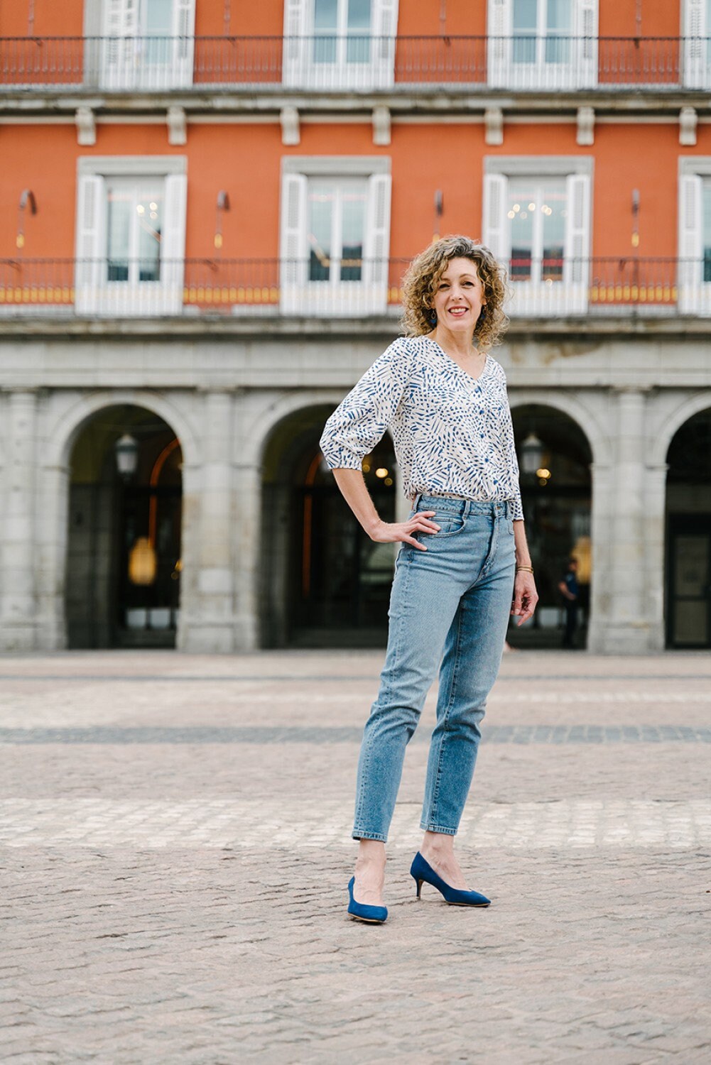 Geneva V-neck Blouse Pattern, Liesl Co., Restlessneedle, Center Back ...