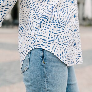 Geneva V-neck Blouse Pattern, Liesl Co., Restlessneedle, Center Back ...