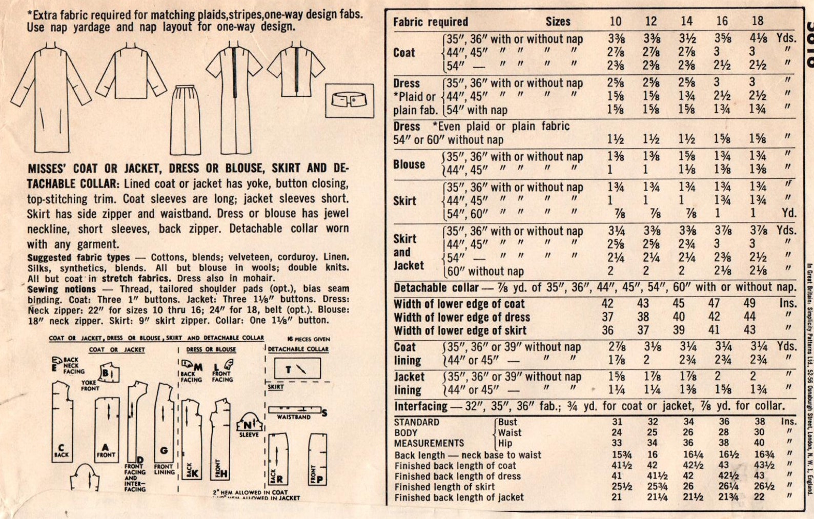 Simplicity Pattern 5616 Vintage Uncut Misses Front-button - Etsy