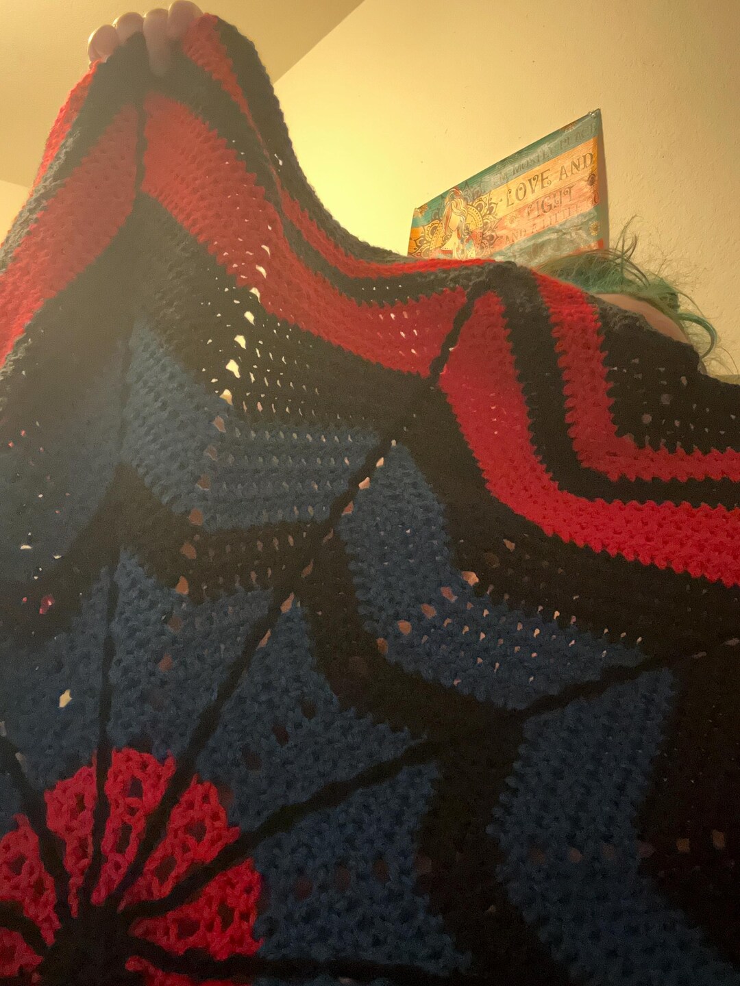 Crochet Spider-man Inspired Cobweb Blanket Throw - Etsy