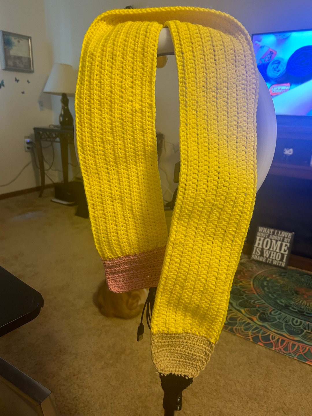 Crochet Pencil Scarf for Teachers and Students - Etsy