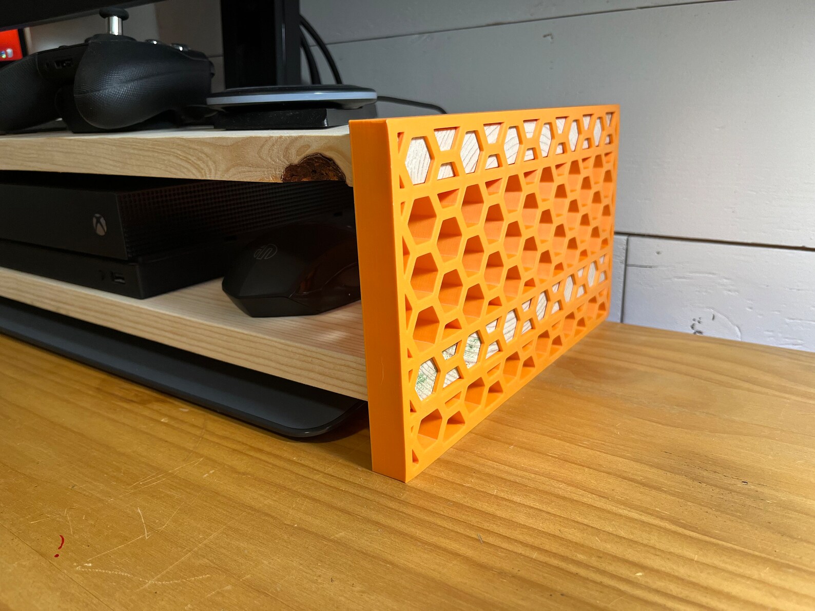 Monitor Stand Monitor Riser 3D Printed Dual Shelf Stand Display Laptop ...