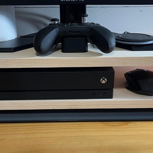 Monitor Stand Monitor Riser 3D Printed Dual Shelf Stand Display Laptop ...