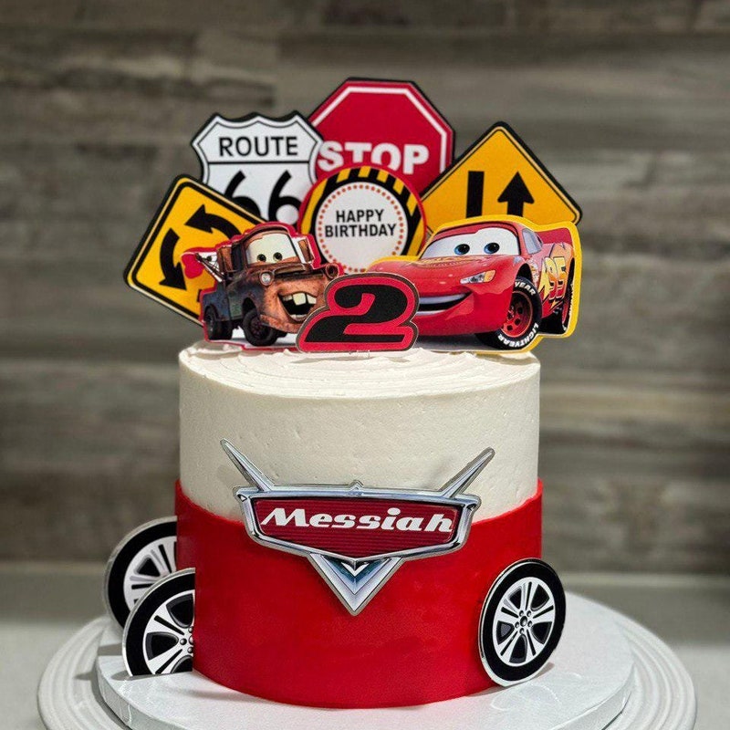 Disneys Cars Cake Topper - Etsy
