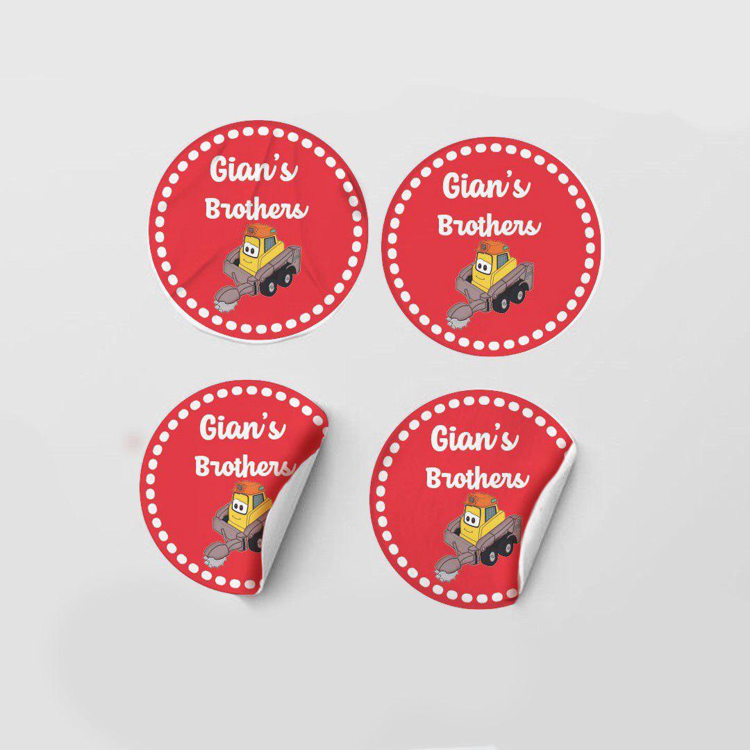 School Name Labels Set, Laminated Tags for Backpacks and Lunch Boxes ...