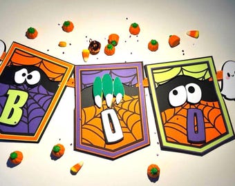 Halloween Boo Crew Ghost Banner / Ghost Shaped Banner / Halloween ...