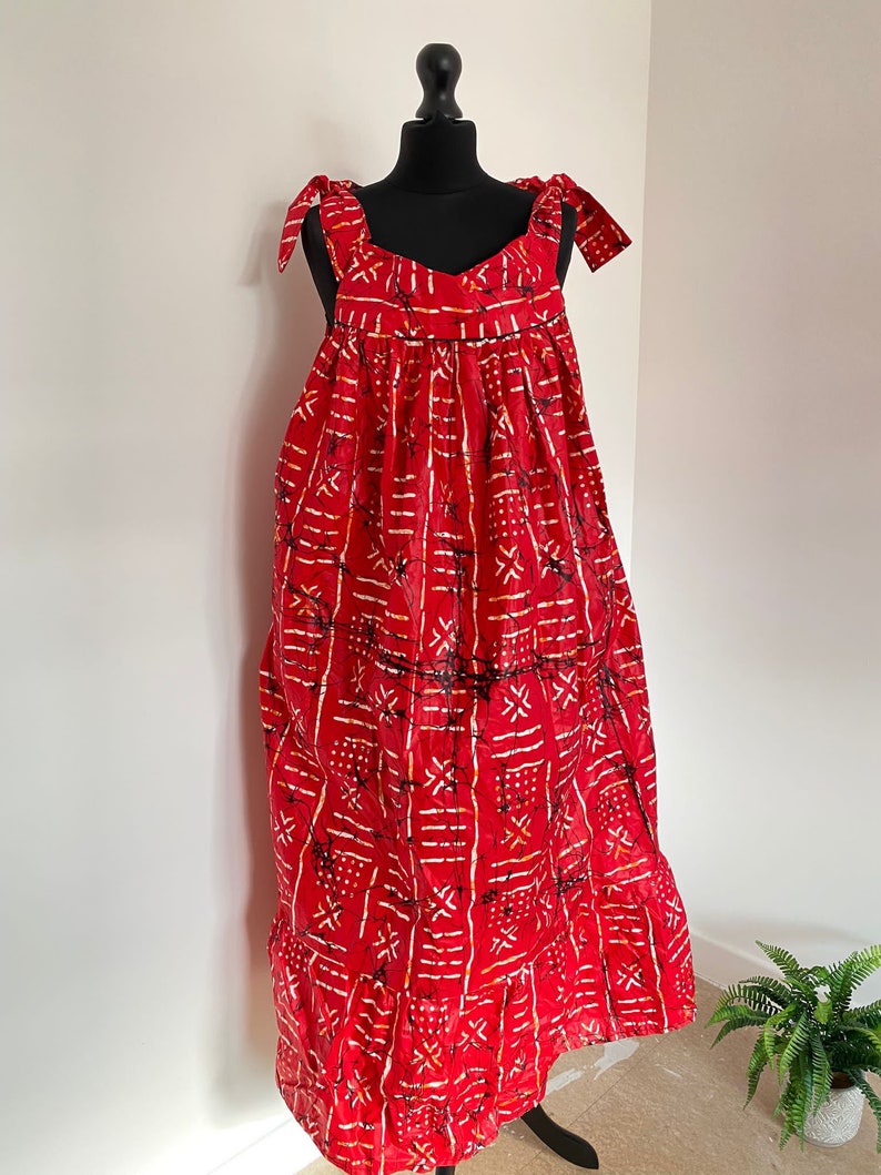 Ankara Wax Print Kaba Dress - Etsy