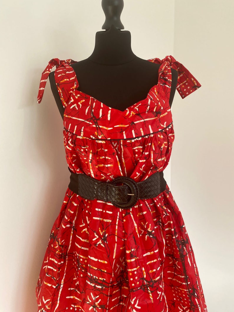 Ankara Wax Print Kaba Dress - Etsy