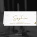 Luna Stars and Moons Baby Shower Table Name Cards | Whimsical Star Sign ...