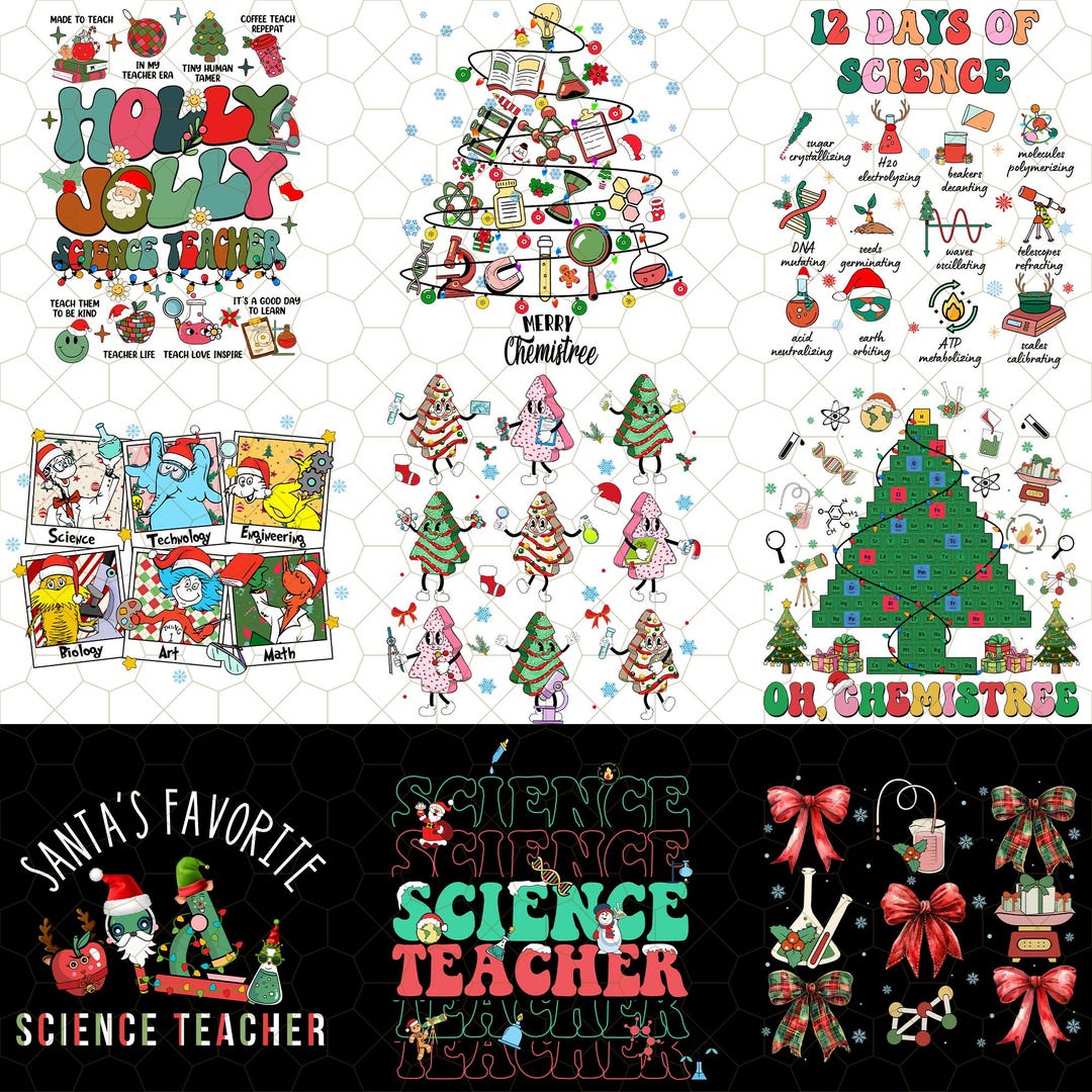 Oh Chemistree Bundle, Science Christmas Bundle, Science Teacher ...