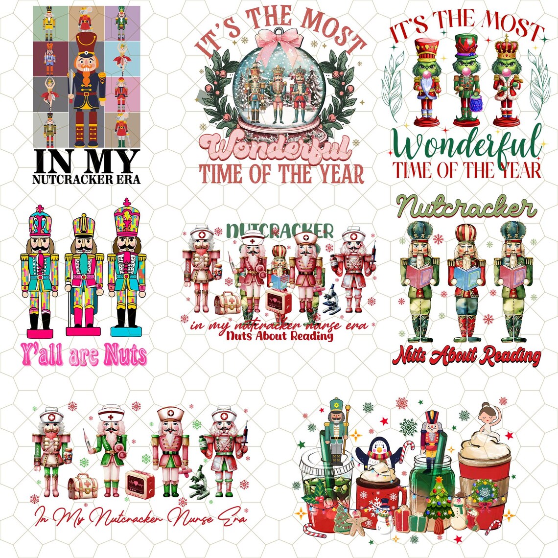 Bundle Nutcracker Squad Friends PNG Sublimation, Hanging With My ...
