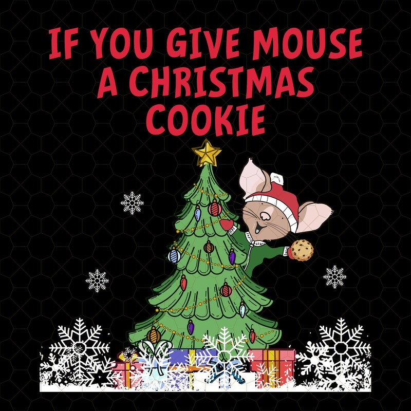 If You Give a Mouse a Cookie Clip Art - Etsy