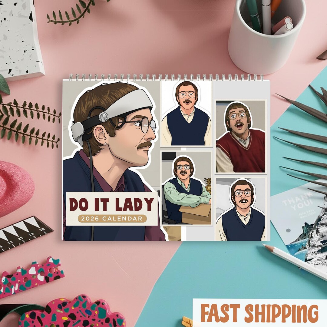 Do It Lady 2026 Wall Calendar, Do It Lady Meme Calendar, Funny ...