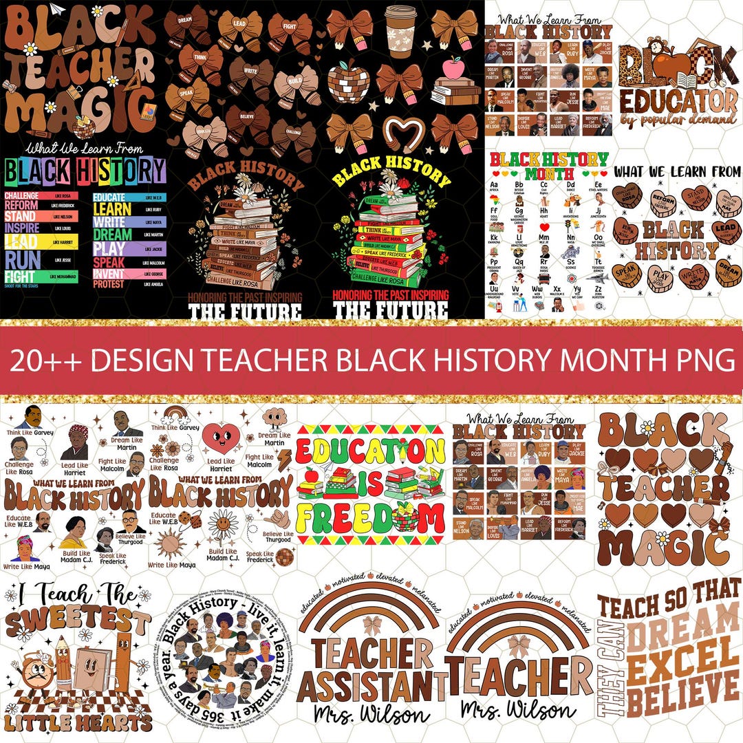 20+black History Teacher PNG, Black History Month PNG, Afro American ...