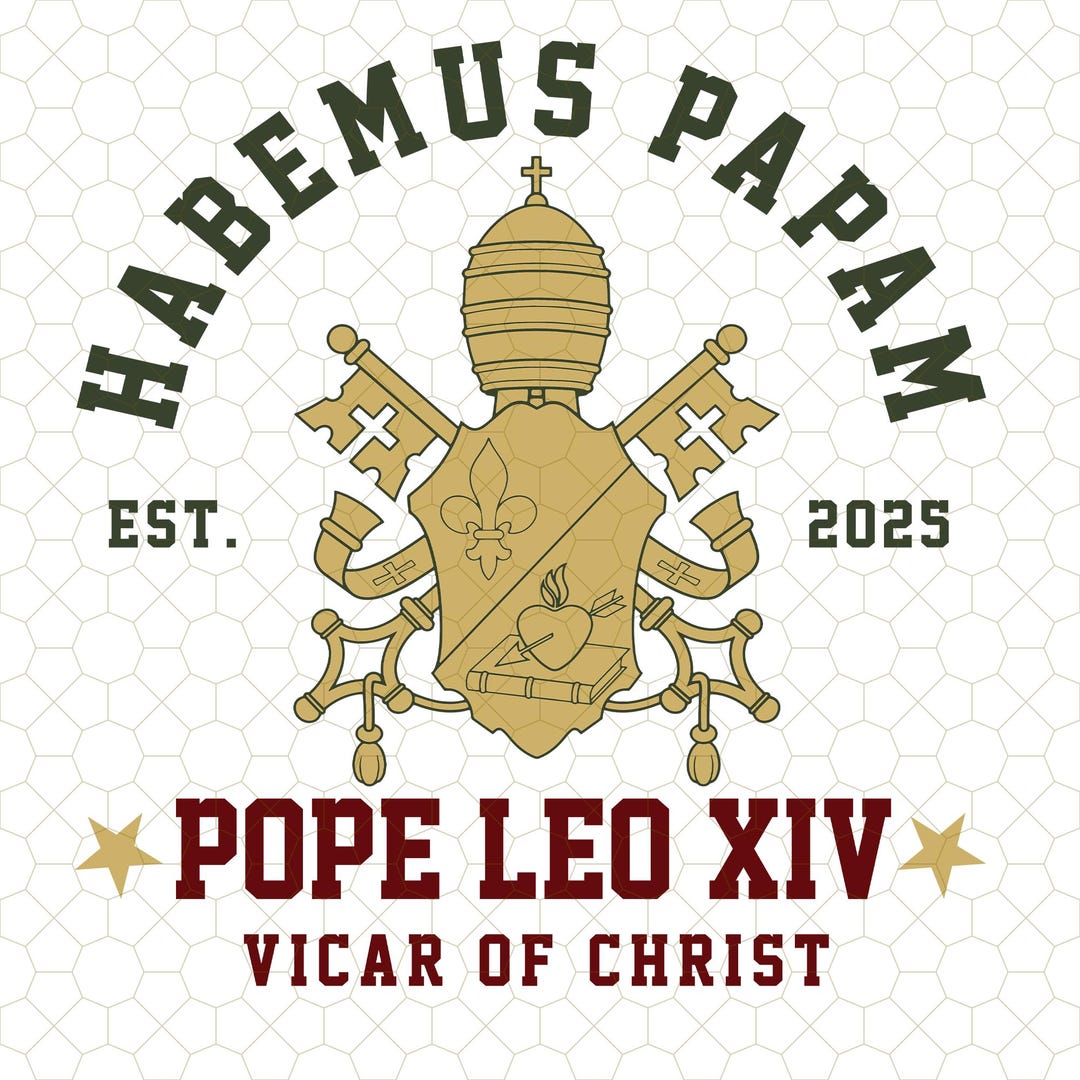 Pope Leo XIV Habemus Papam Png, Retro Cardinal Robert Francis Png ...