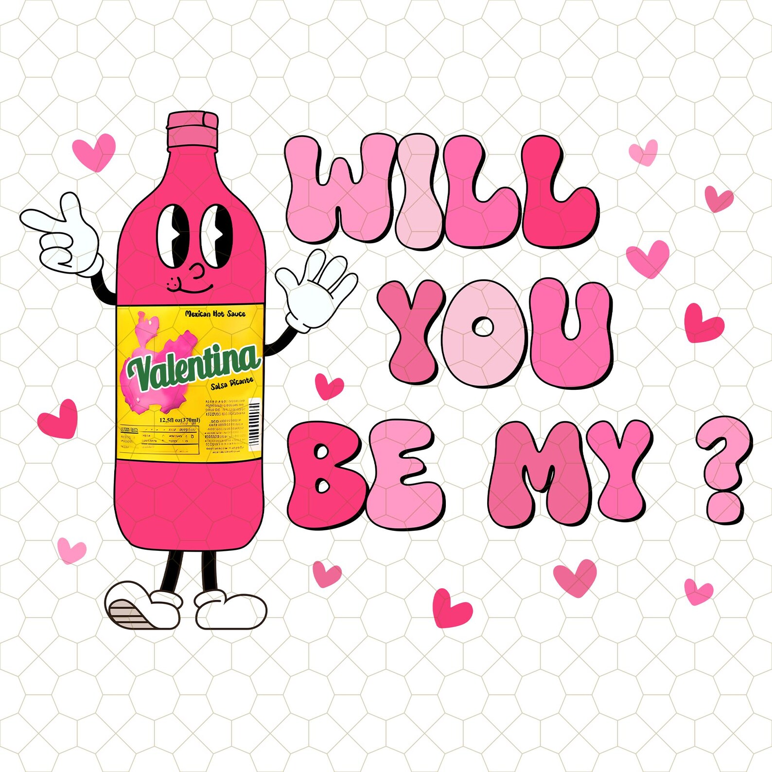 Will You Be My Valentine Mexican Food Png, Mexican Food Lover Gift ...