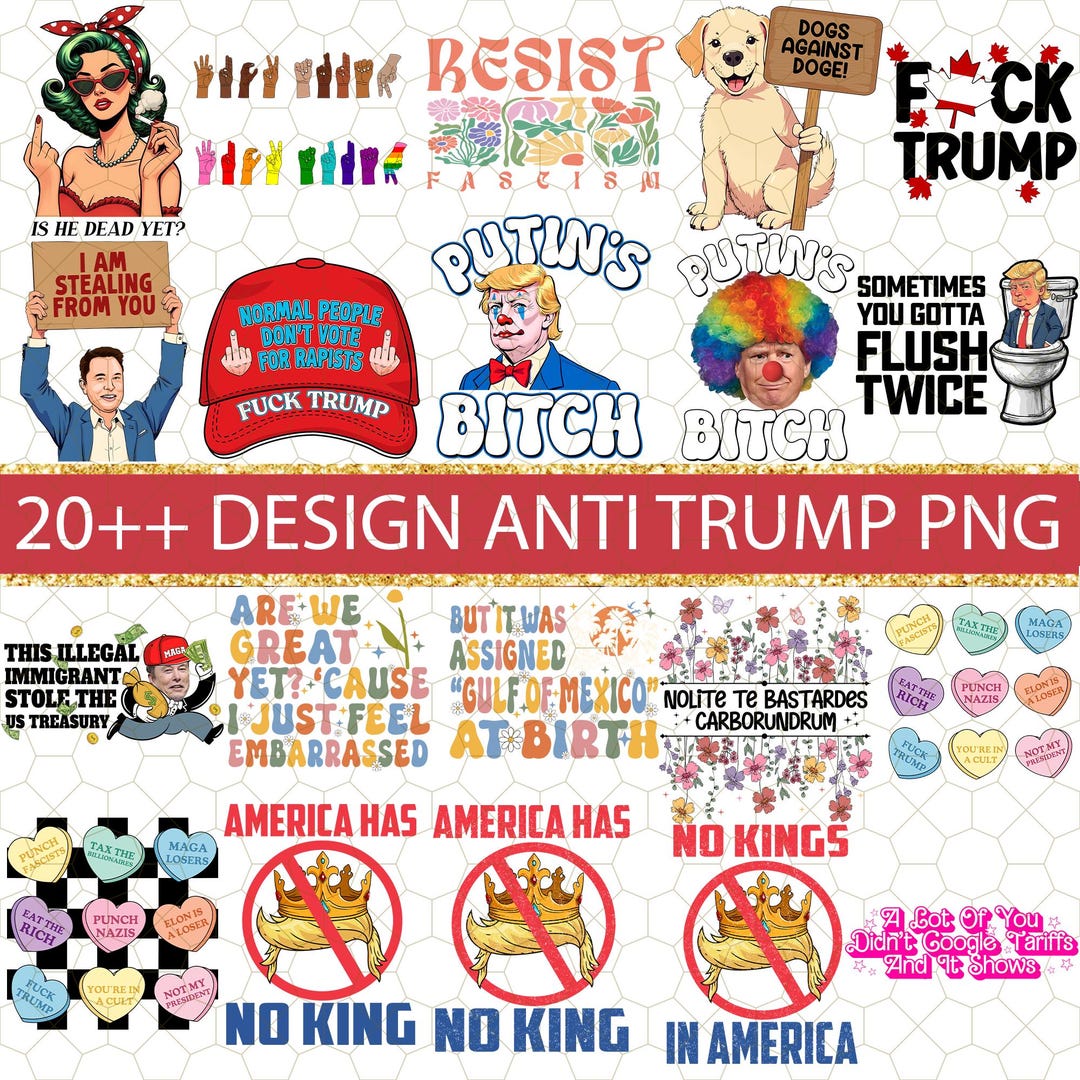 20+ Anti Trump Png Bundle, FDT Anti Maga Png Liberal Democrat Png Funny ...