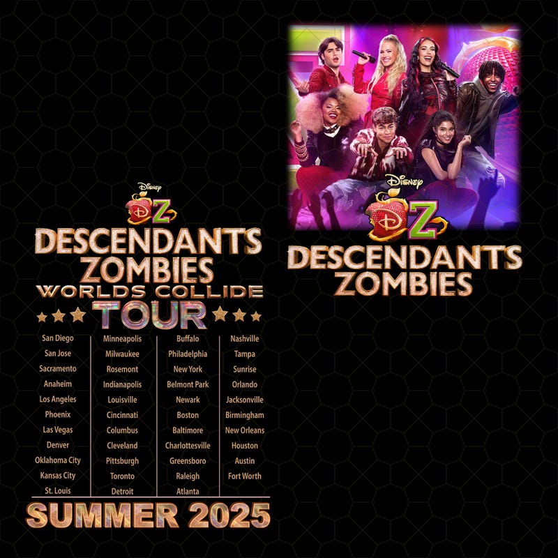 Descendants Zombies World Tour - Etsy