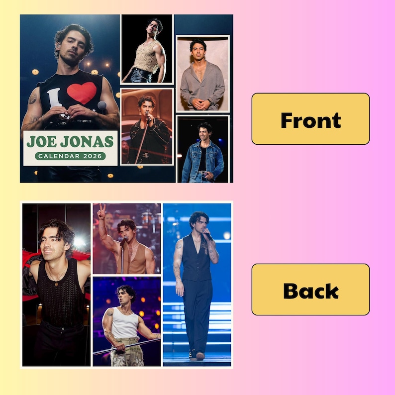 Brother Music 2026 Calendar, Jonas Music Monthly Wall Calendar, 2026 ...